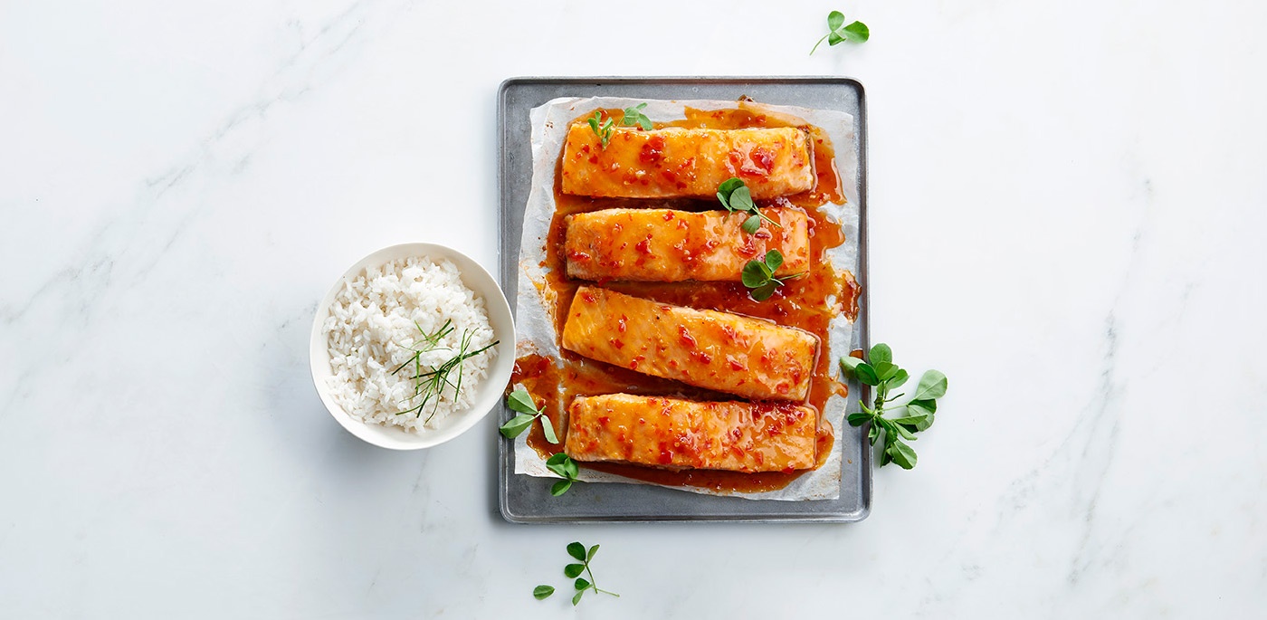 Mandarin Sweet Chilli Salmon - Trident Foods
